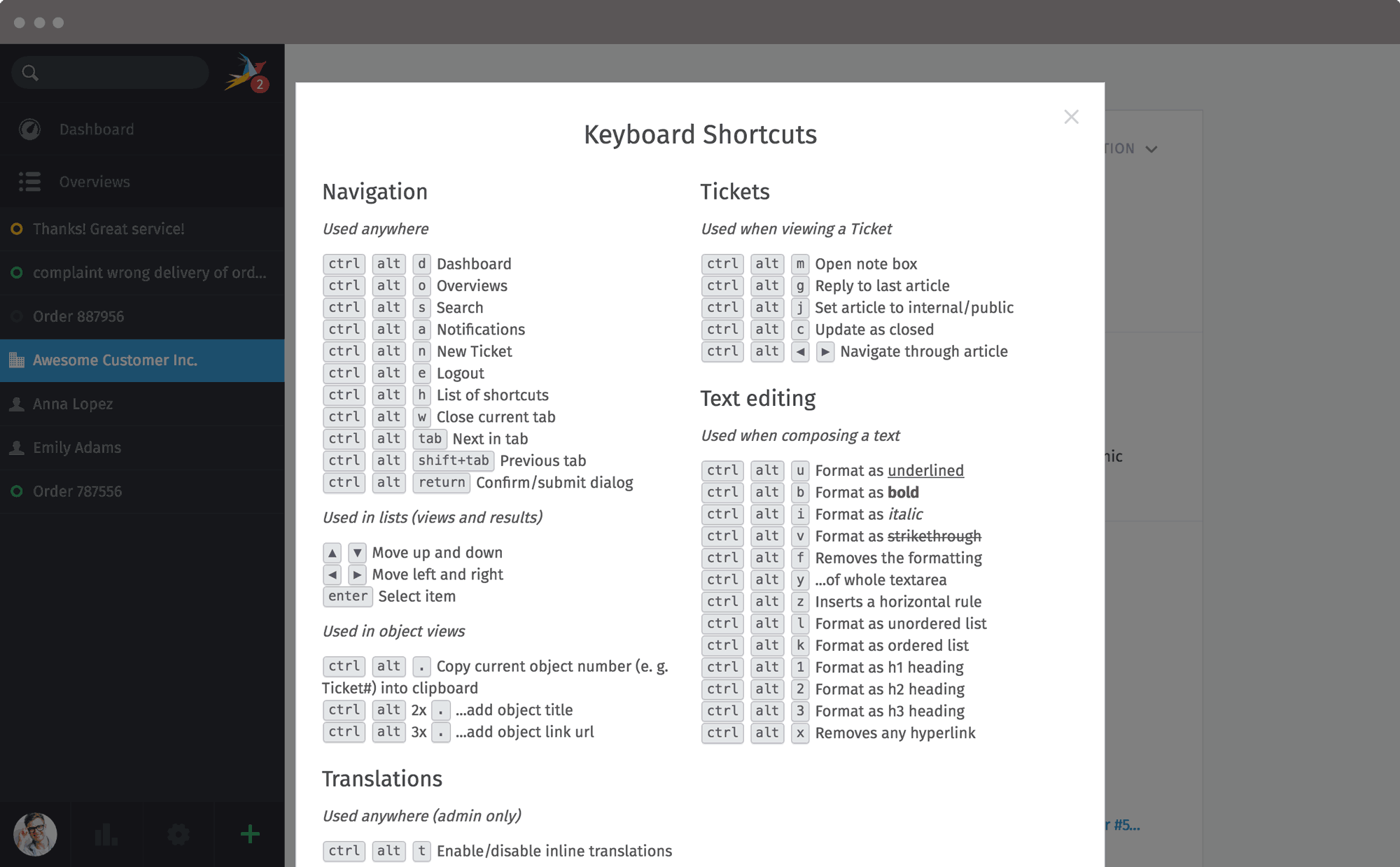 Zammad Community | Screenshots